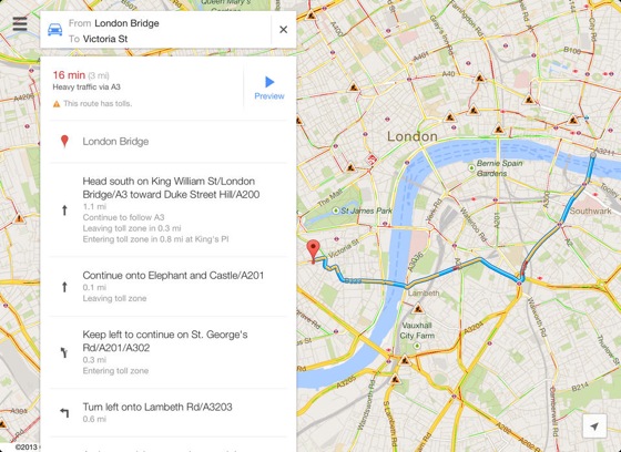 Google Maps IOS Sait Trouver Les Itin raires Les Plus Rapides 