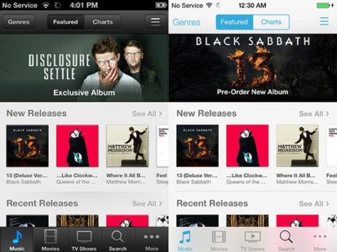 iOS 6 vs iOS 7 : comparaison des deux systèmes d'exploitation ...