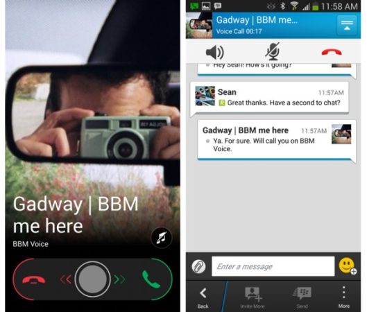 BBM : prochainement les appels audio gratuits, le partage de photos et ...