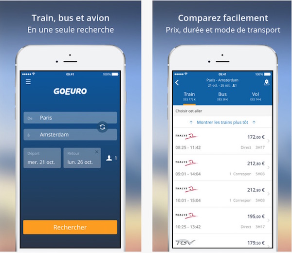 L’app GoEuro officiellement lancée en France et en partenariat avec la ...
