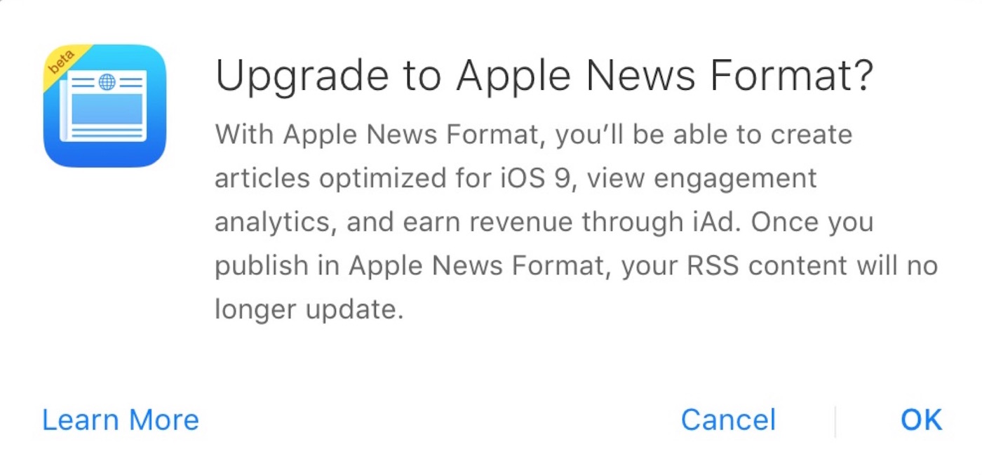 Apple permet à n'importe quel site de publier ses articles dans son ...