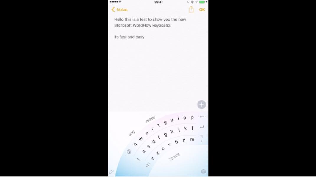 iOS : le clavier Word Flow de Microsoft se dévoile en vidéo - iPhoneAddict.fr