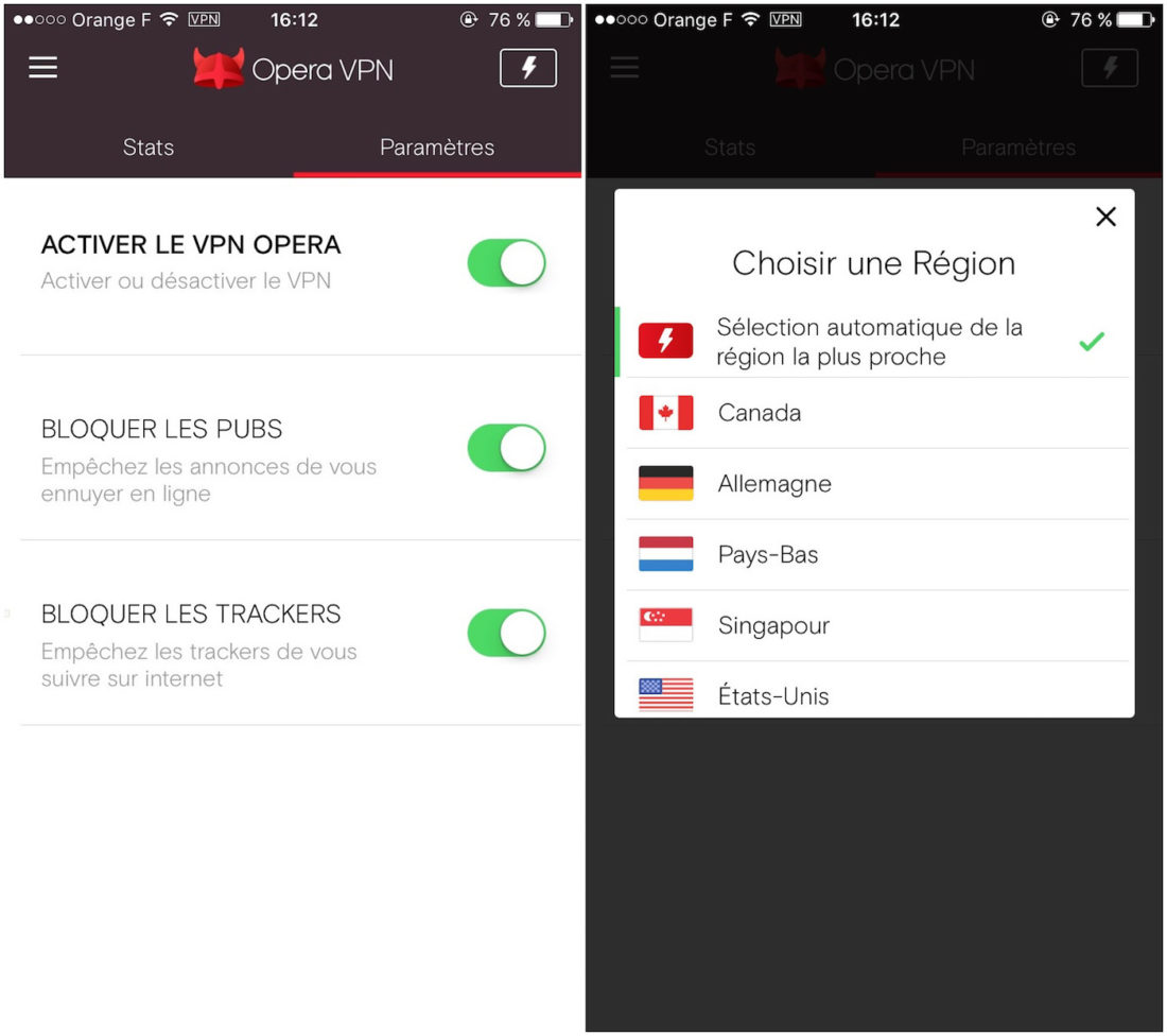 Opera propose un VPN gratuit et illimité sur iPhone et iPad ...