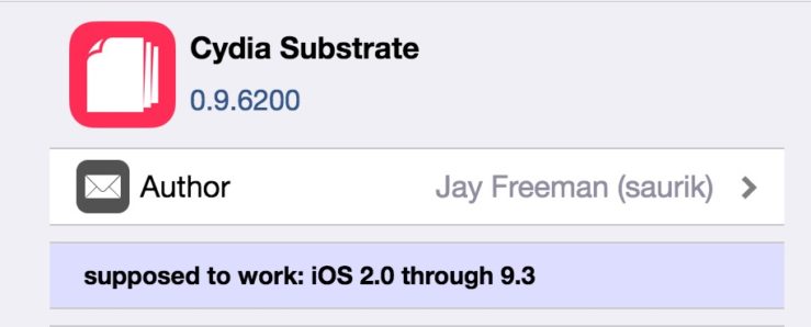 Jailbreak : Cydia Substrate se met à jour pour supporter iOS 9.2 - iOS 9.3.3 - iPhoneAddict.fr