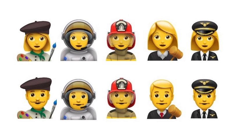 Apple propose de nouveaux Emojis pour mettre en avant certains métiers - iPhoneAddict.fr