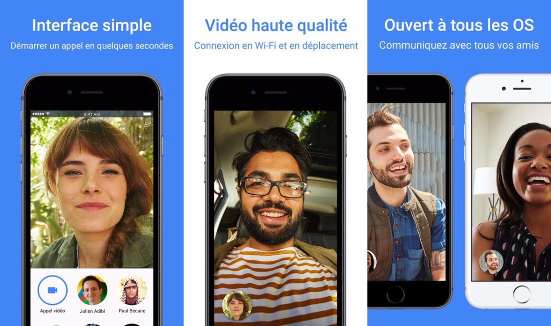 Google Duo, le FaceTime de Google, est maintenant disponible sur l'App ...