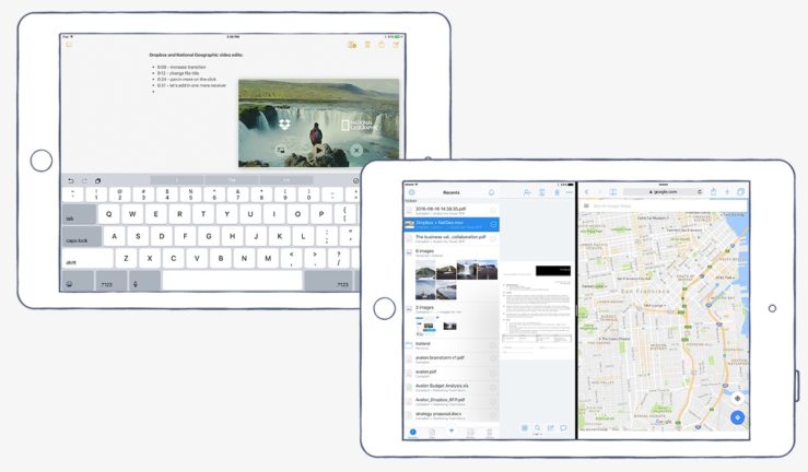 Dropbox iOS gagne le mode Split View sur iPad - iPhoneAddict.fr