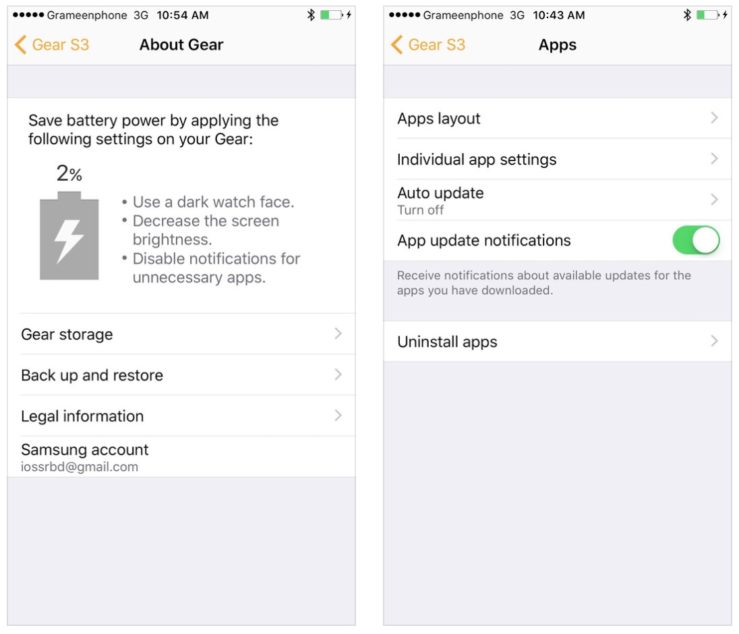 Samsung Gear S arrive sur l'App Store, rend les Gear S2/S3 compatibles ...