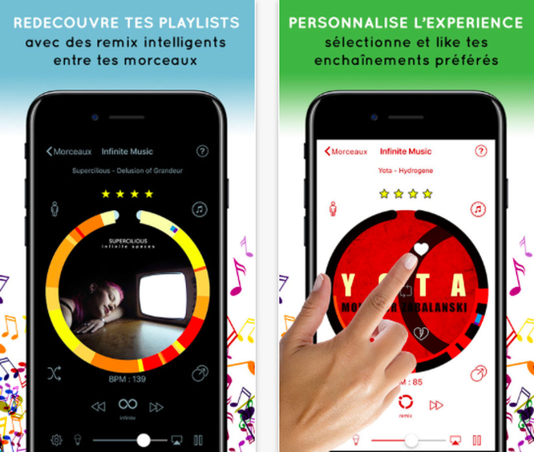 Infinite Music : une app pour redécouvrir ses Playlists sous un nouveau ...