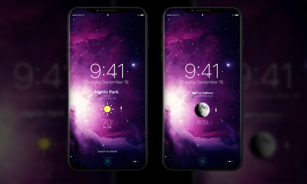 iPhone 8 : un nouveau concept qui met l'accent sur l'interface d'iOS 11 ...