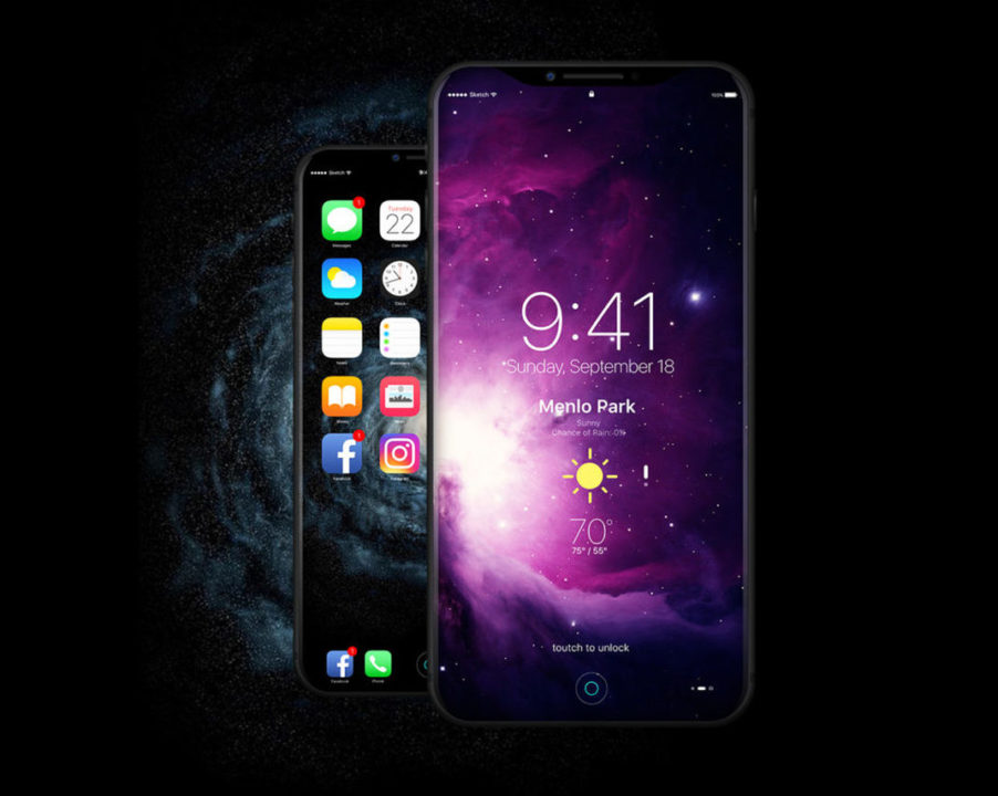 iPhone 8 : un nouveau concept qui met l'accent sur l'interface d'iOS 11 ...