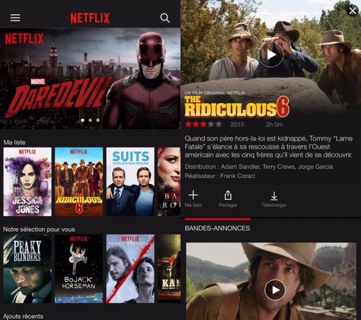 Netflix se met à jour : support d'iOS 11 et des vidéos HDR ...
