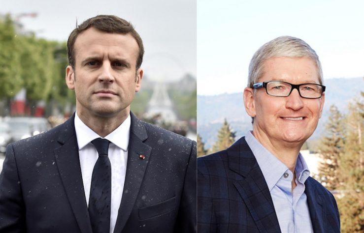 Emmanuel Macron a échangé avec Tim Cook pour la protection des mineurs ...