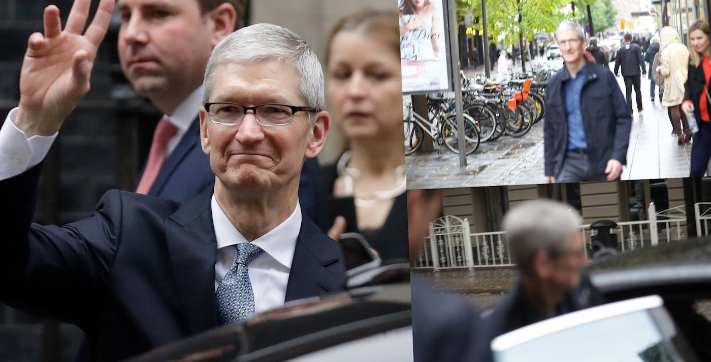Tim Cook est en Suède pour visiter les locaux d'Apple, parler de ...
