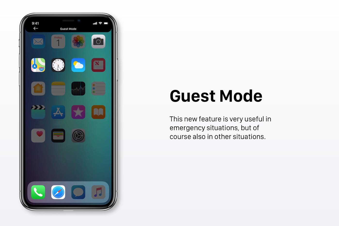 iOS 12 : un concept avec une "nouvelle" interface, un mode invité, un ...