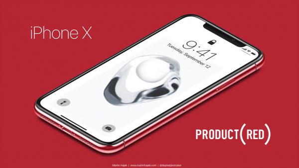 Concept : à quoi ressemblerait l'iPhone X rouge (PRODUCT) RED ...