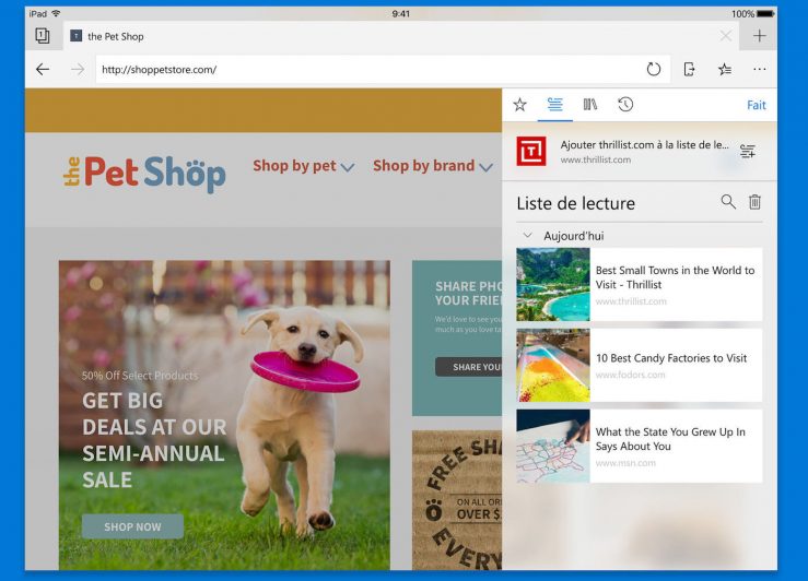 Microsoft propose son navigateur Microsoft Edge sur iPad - iPhoneAddict.fr