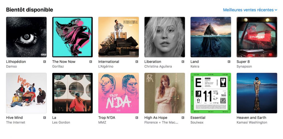 Apple Music dévoile les albums qui seront bientôt disponibles et revoit ...