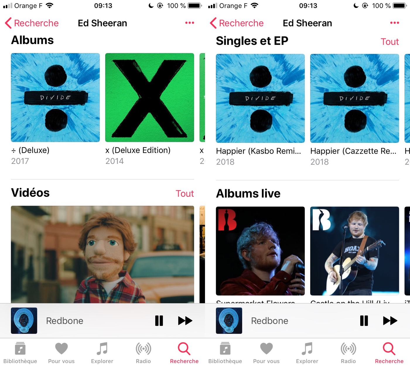 Apple Music sépare (enfin) les albums et singles et propose des top 100 ...