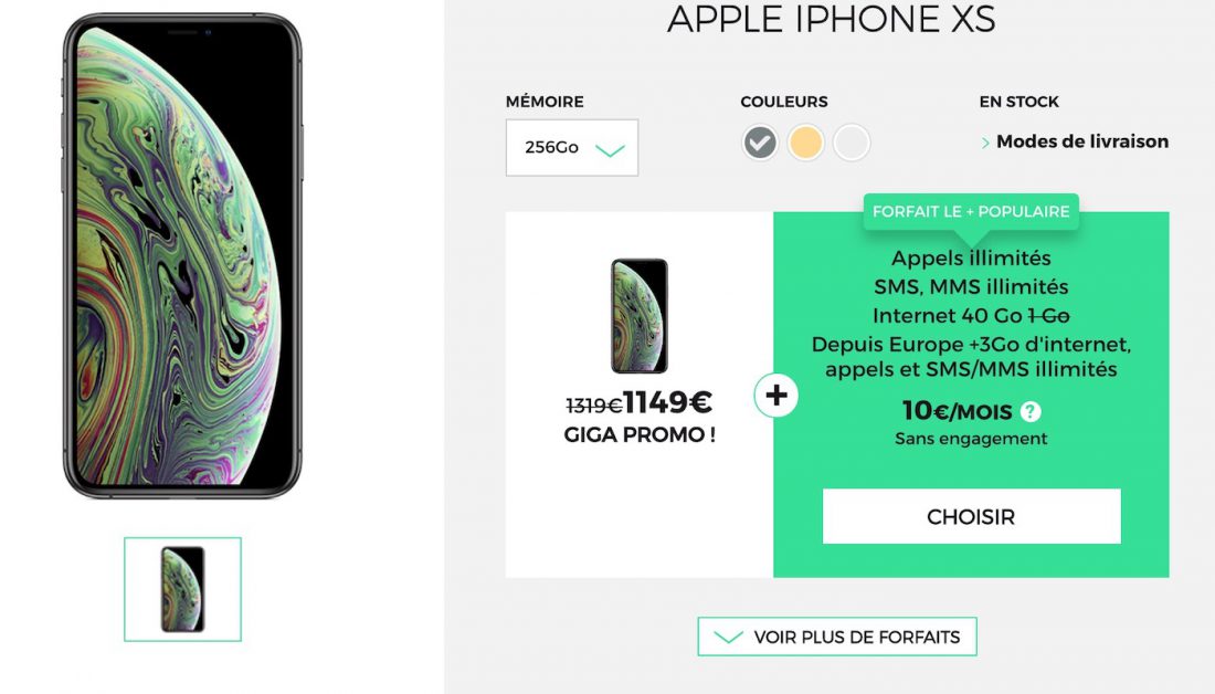 #Promo iPhone XS et XS Max : jusqu'à 350€ de réduction (sans forfait ...