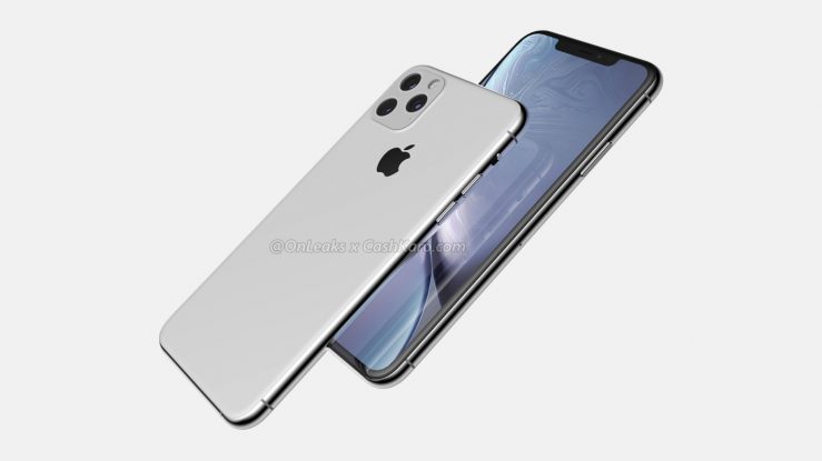 Le design de l'iPhone XI Max (2019) dévoilé avec des rendus, aux côtés de l'iPhone XI ...