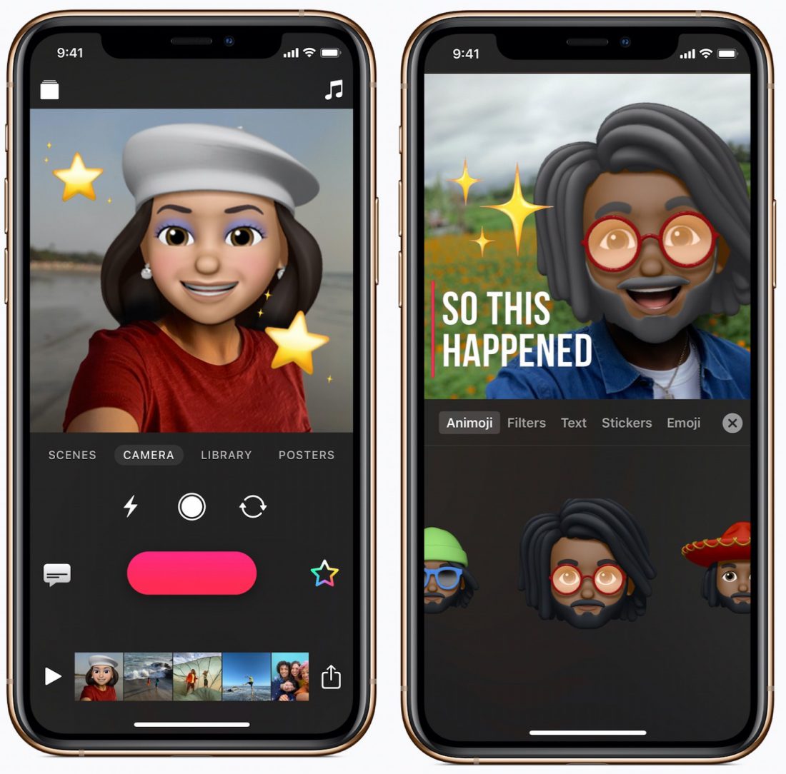 Apple met à jour son app Clips : support souris/trackpad, nouveaux ...