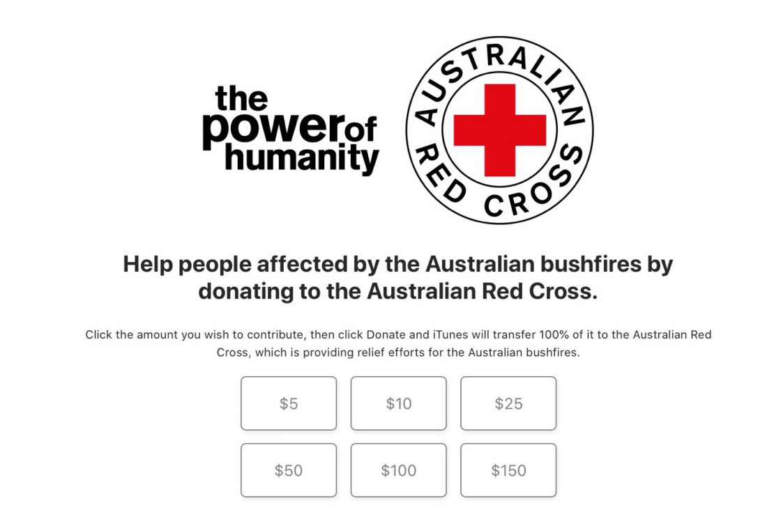 Incendies en Australie : Apple propose de faire un don à la Croix-Rouge ...