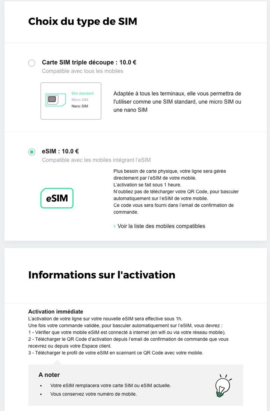 SFR propose l'eSIM sur iPhone (10 euros) - iPhoneAddict.fr
