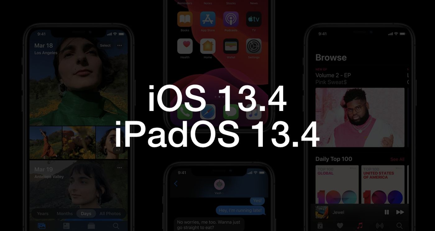 iOS 13.4 et iPadOS 13.4 : la version finale disponible le 24 mars ...