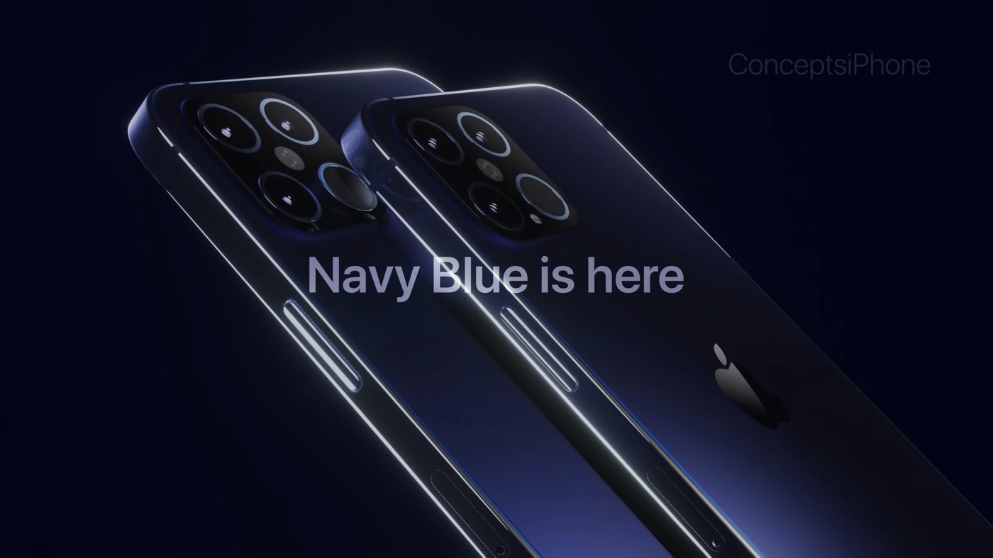 Voici à quoi pourrait ressembler l'iPhone 12 Pro en bleu - iPhoneAddict.fr