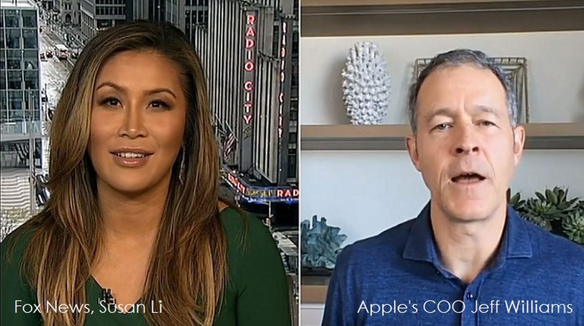 Coronavirus : le COO d'Apple Jeff Williams loue "la résilience" des ...