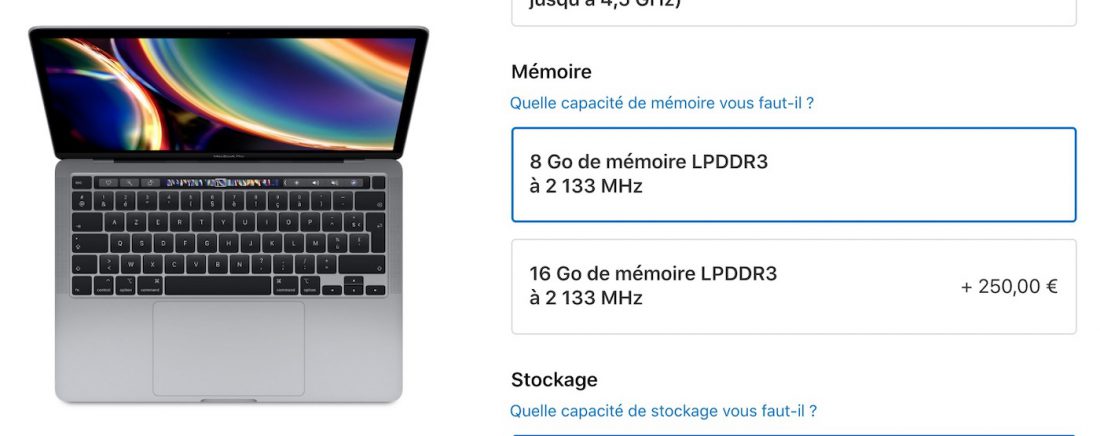 MacBook Pro : Apple s'explique sur le prix multiplié par 2 pour la RAM ...