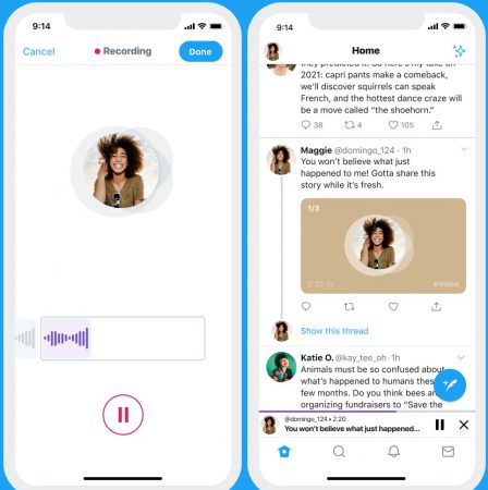 Twitter ajoute la possibilité de poster des tweets audio
