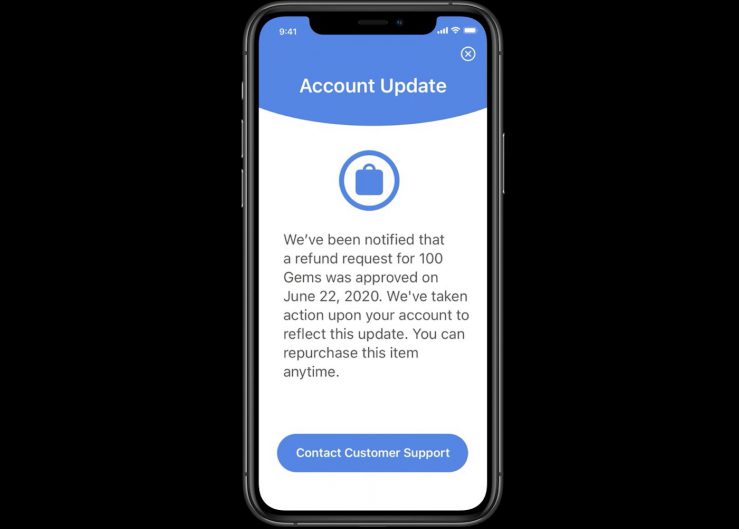 Achat in-app : les remboursements sont maintenant notifiés aux ...
