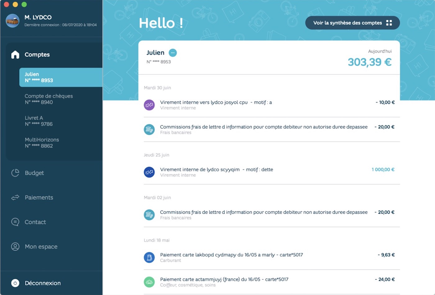 Hello Bank lance une application sur Mac pour gérer son compte ...