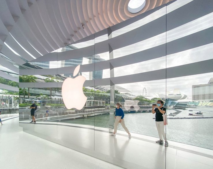 Apple Store sur l'eau à Singapour : quelques clichés de l'ouverture ...