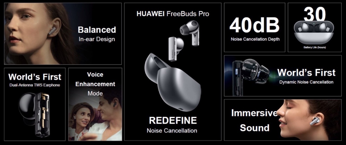 FreeBuds Pro : Huawei lance sa propre version des AirPods Pro ...