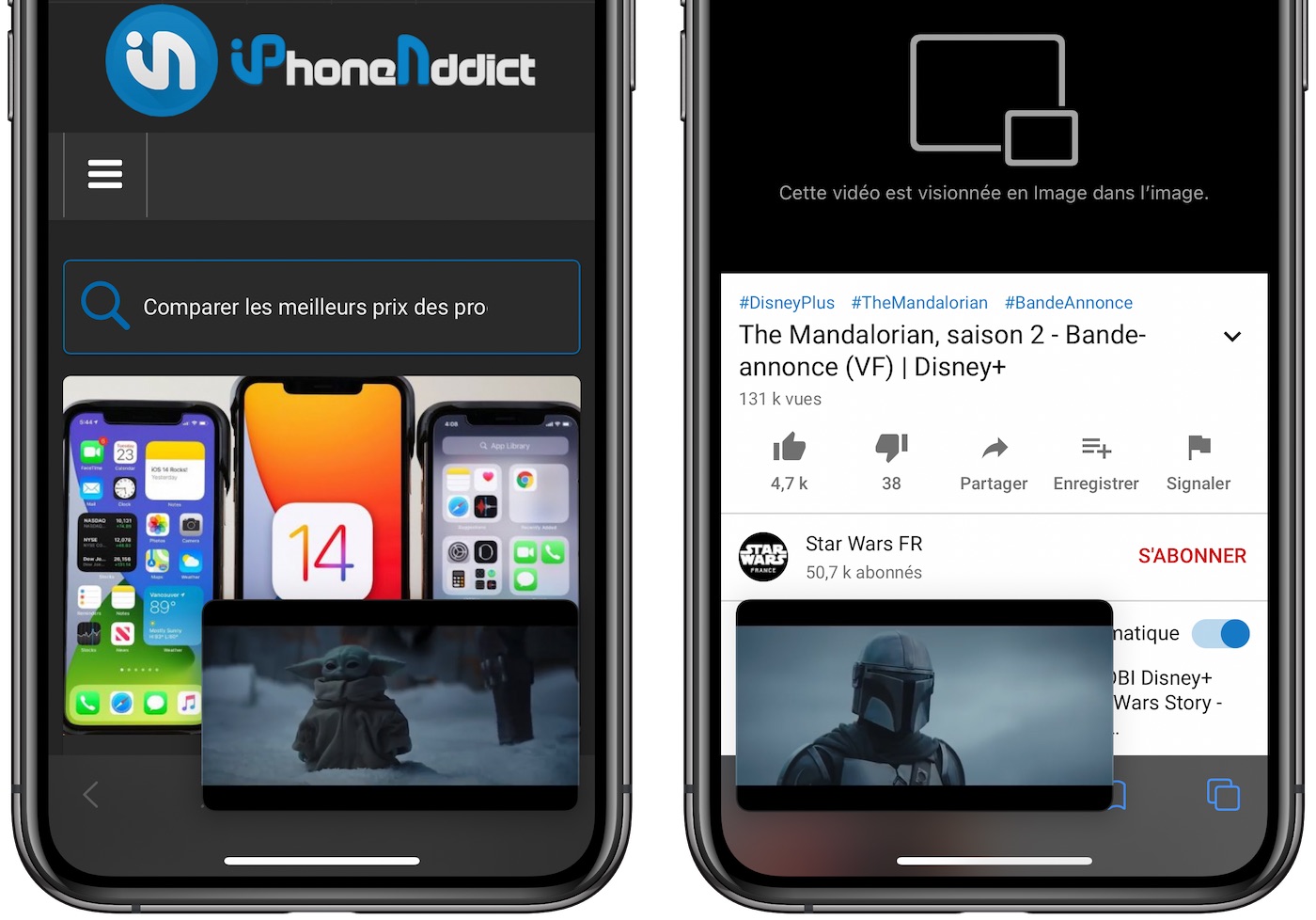 YouTube TV : le mode PiP (picture-in-picture) déployé sous iOS 15 ...