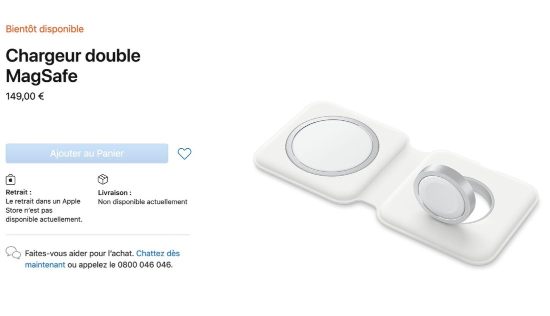 Le chargeur MagSafe Duo coûte 149€ en France - iPhoneAddict.fr