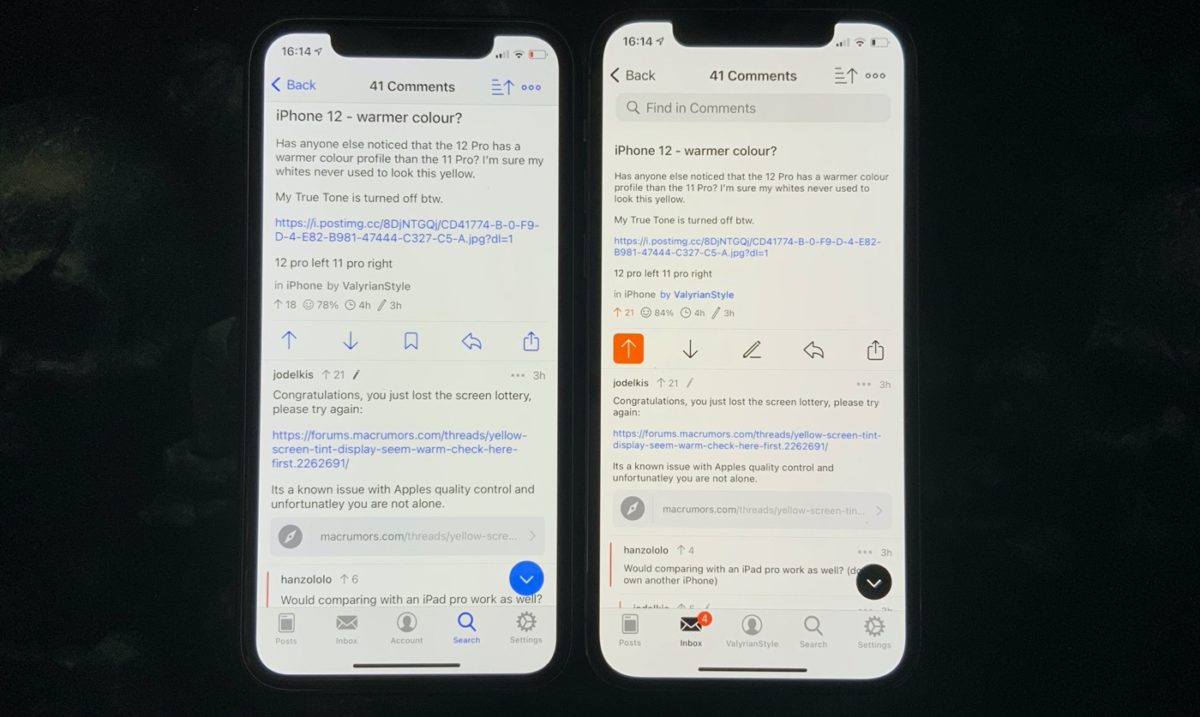 Des iPhone 12 et 12 Pro ont un écran jaune - iPhoneAddict.fr