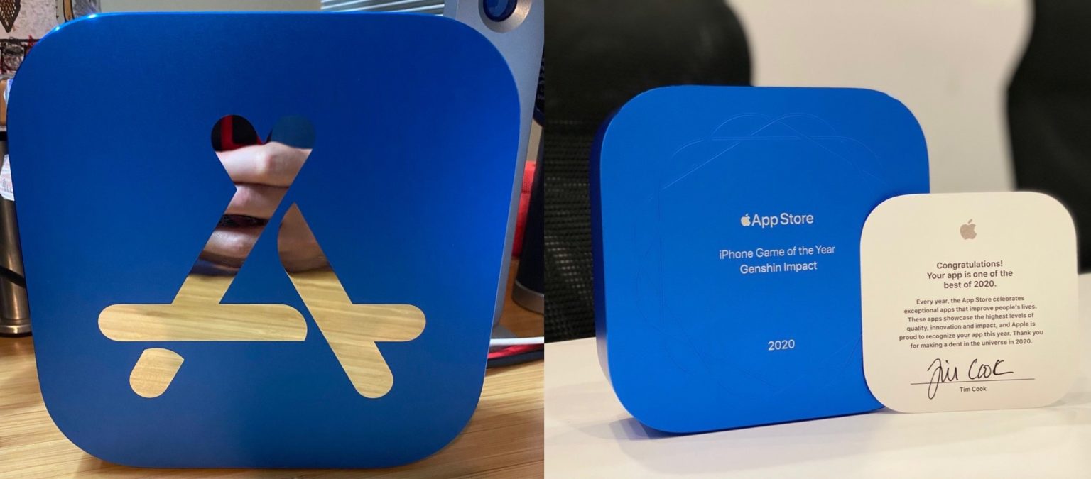 Apple envoie un trophée physique aux meilleures apps de 2020 ...