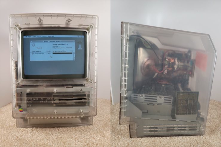 Prototype d’un Macintosh Classic transparent en photos - iPhoneAddict.fr