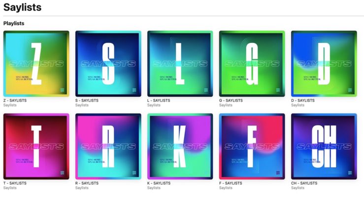 Apple Music ajoute des "saylists" pour aider avec les troubles de la ...