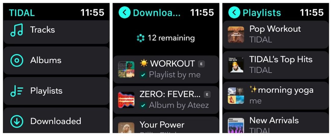 Tidal est maintenant disponible sur l'Apple Watch - iPhoneAddict.fr