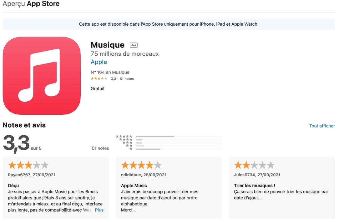 Noter les applications d'Apple sur l'App Store devient possible - iPhoneAddict.fr