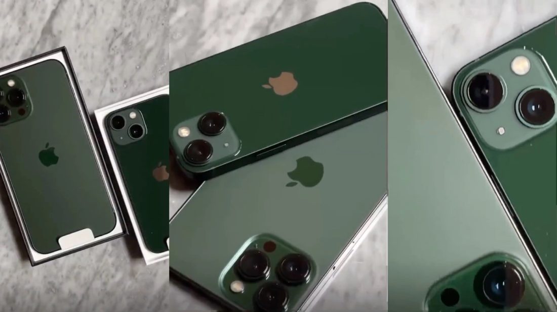 iPhone 13 et 13 Pro vert : un premier aperçu en vidéo - iPhoneAddict.fr