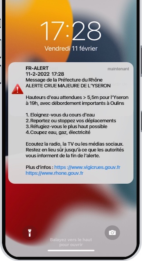 Le système FR-ALERT arrive sur iPhone avec une mise à jour opérateur ...