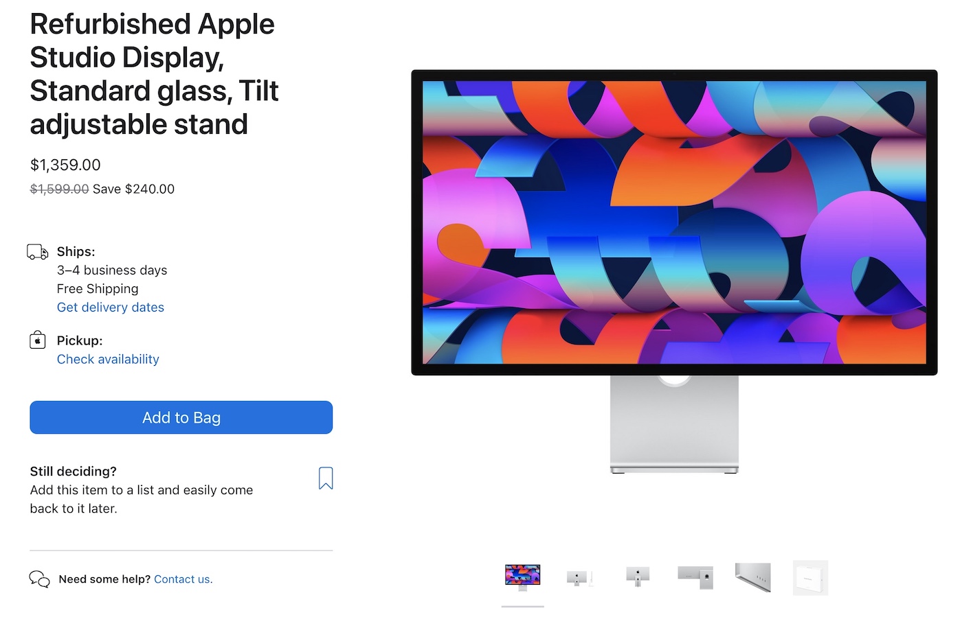 Apple se met à vendre des Studio Display reconditionnés - iPhoneAddict.fr