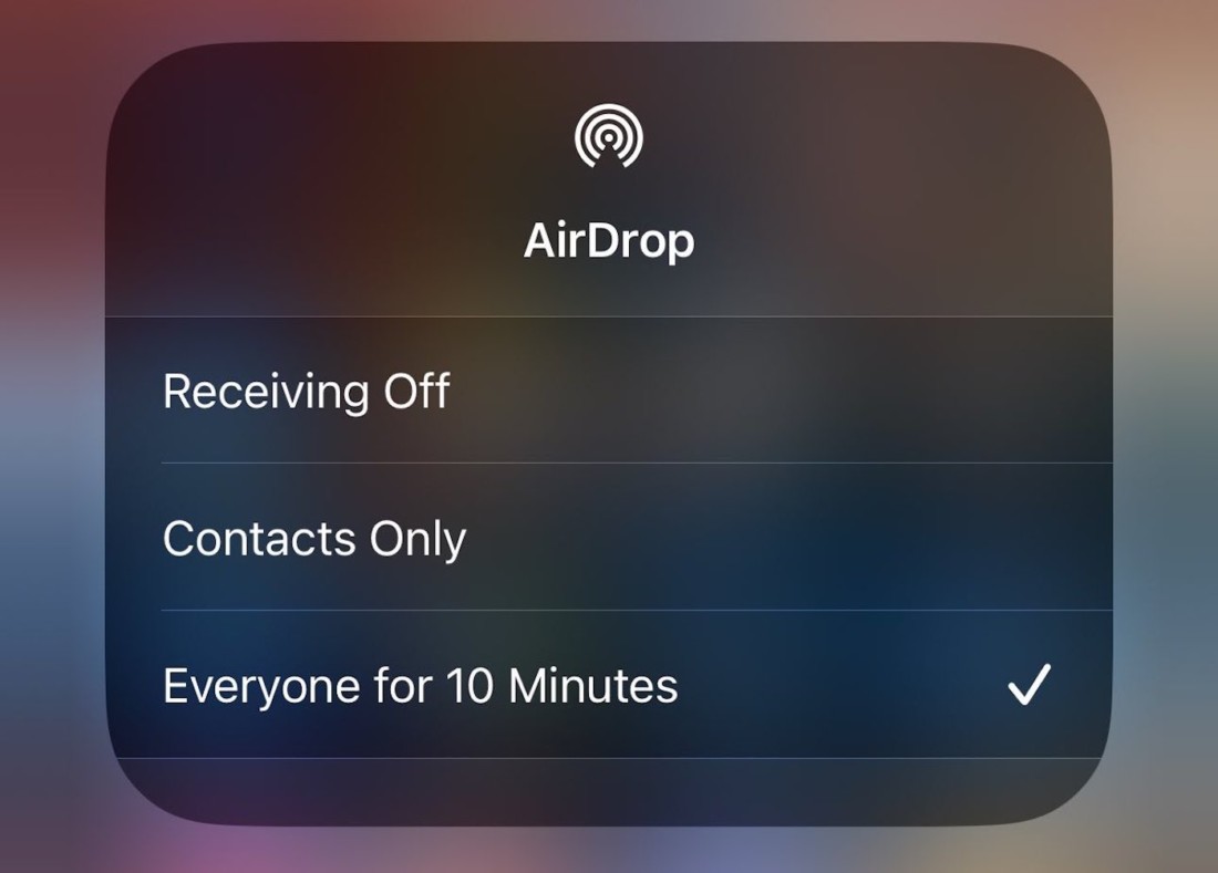 iOS 16.2 impose une limite de 10 minutes pour AirDrop et le partage ...