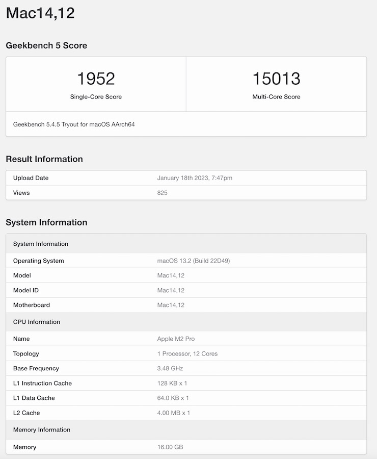 Mac mini M2/M2 Pro : les benchmarks montrent la puissance face aux M1 ...